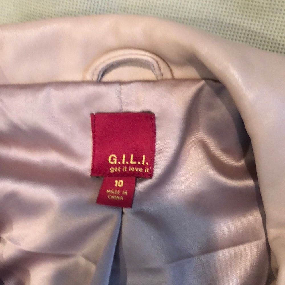 Soft Fawn Color % Leather Bomber Jacket - Gem